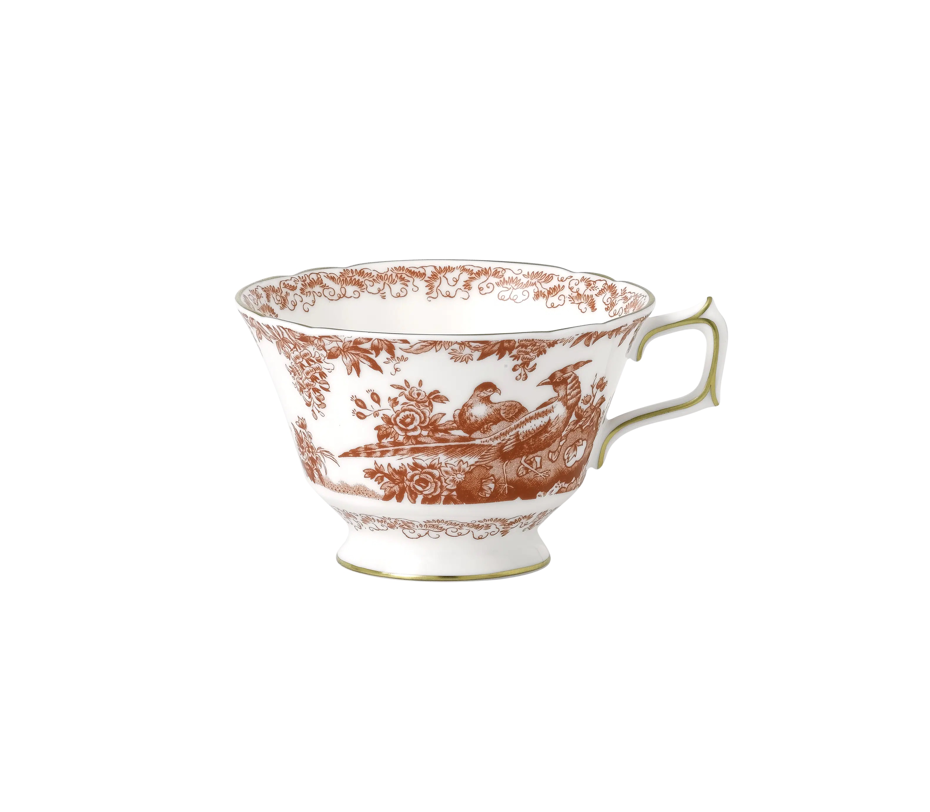 Royal Crown Derby Aves Red Tea Cup_Royal Crown Derby Red Aves China ...